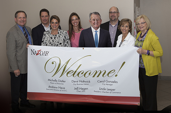 Shawnee Mayor and Council Members Visit Nazdar